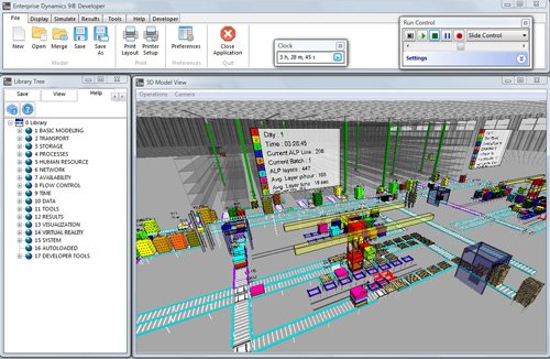 Software: Enterprise Dynamics® Simulationssoftware - Simulation Visualisierung Prozessplanung